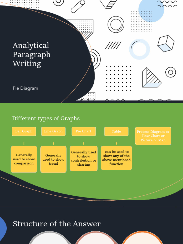 Analytical Paragraph (Pie Diagram) | PDF | Pie Chart | Percentage
