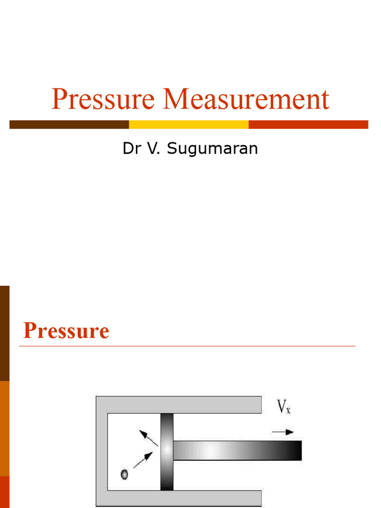 8 Pressure Measurement | PDF | Pressure Measurement | Calibration