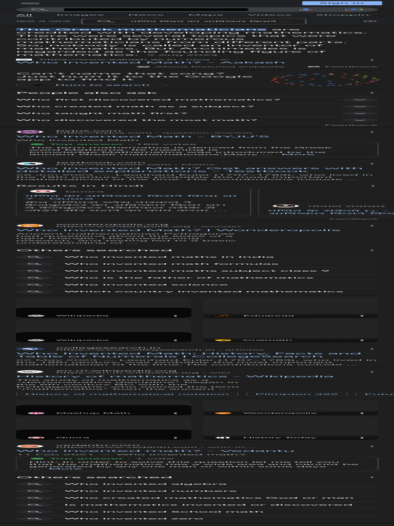 Who Invented Maths Subject - Google Search | PDF | Mathematics ...