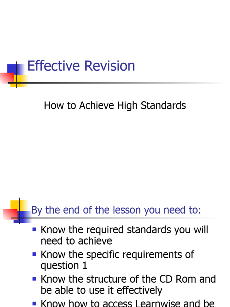 Effective Revision | PDF