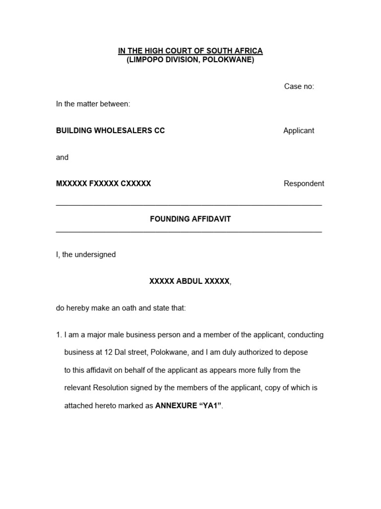 Sequestration Application Filed | PDF | Civil Law (Common Law) | Private Law