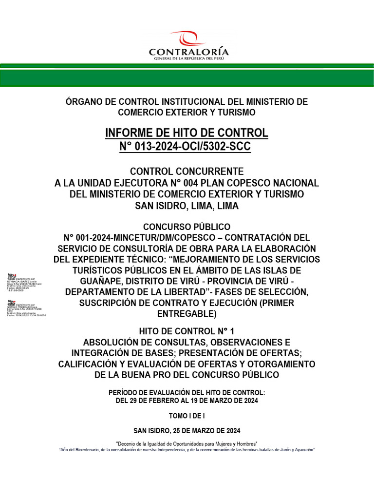 Informe de Control Concurrente | PDF | Ingeniero civil | Ingeniería