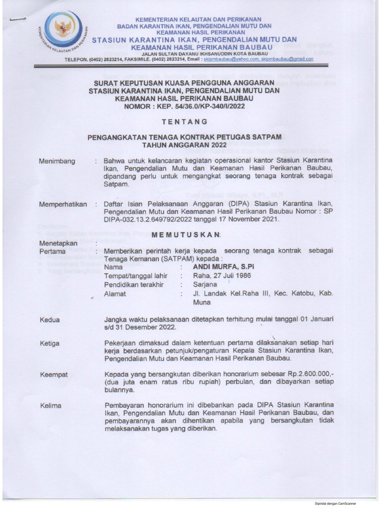 SK PPNPN Bkipm | PDF