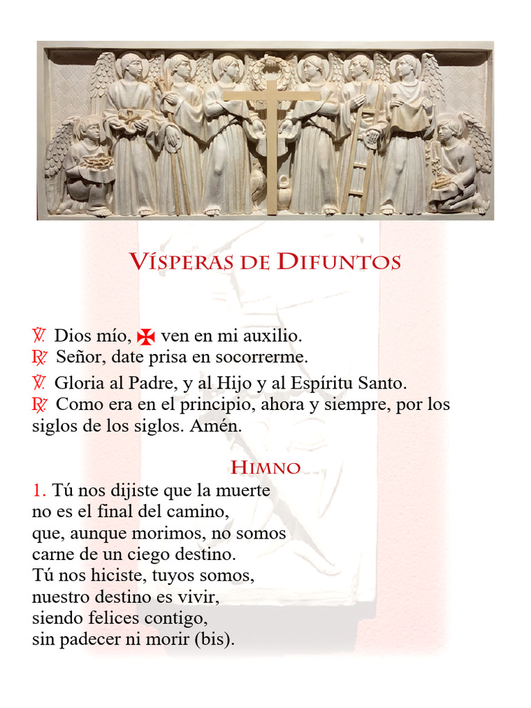 Vísperas de Difuntos para Web Columbarios | PDF | Cristo (título) | Pecado
