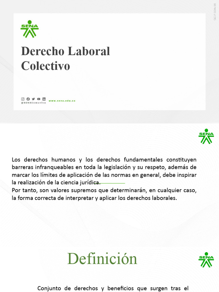 Derecho Laboral Colectivo | Descargar gratis PDF | Derecho laboral | Sindicato