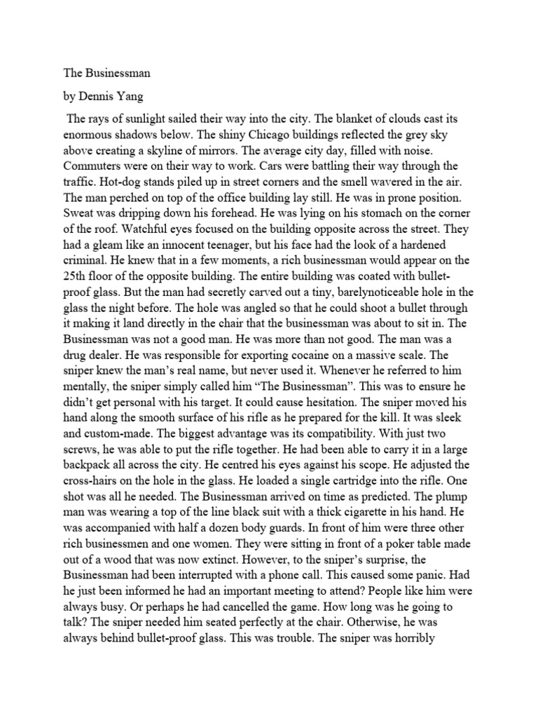 The Businessman | PDF