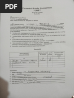 Form I For Gratuity Application | PDF