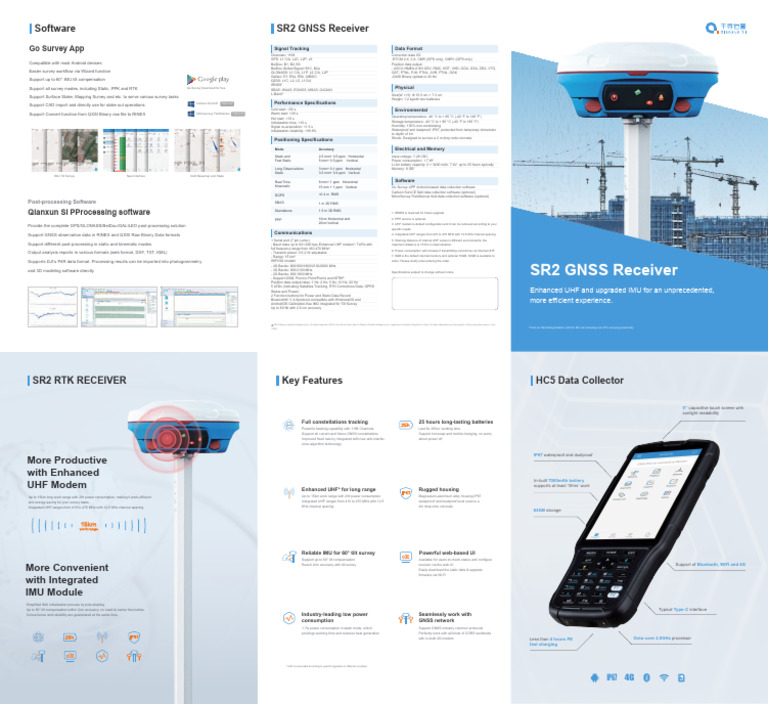 SR2 GNSS Receiver Overview | PDF | Computer Engineering | Geomatics
