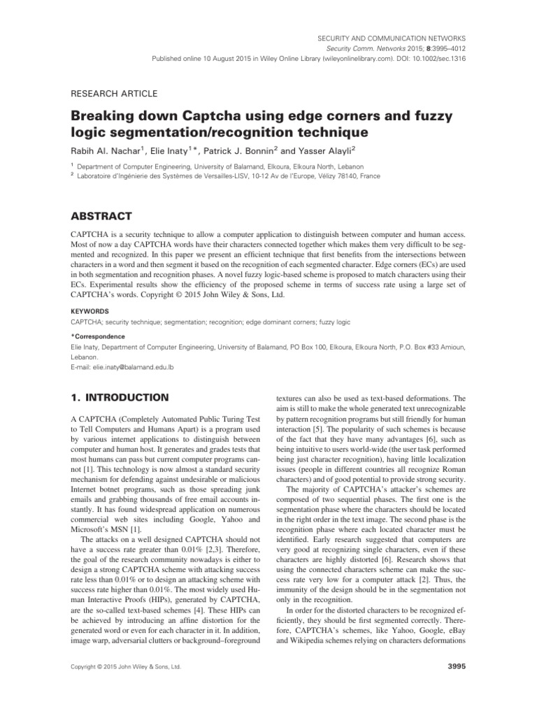 Captcha Defeating | PDF | Image Segmentation | Cluster Analysis