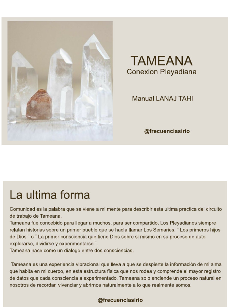 Lanaj Tahi Manual | PDF