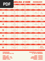 Planilha 21km | PDF