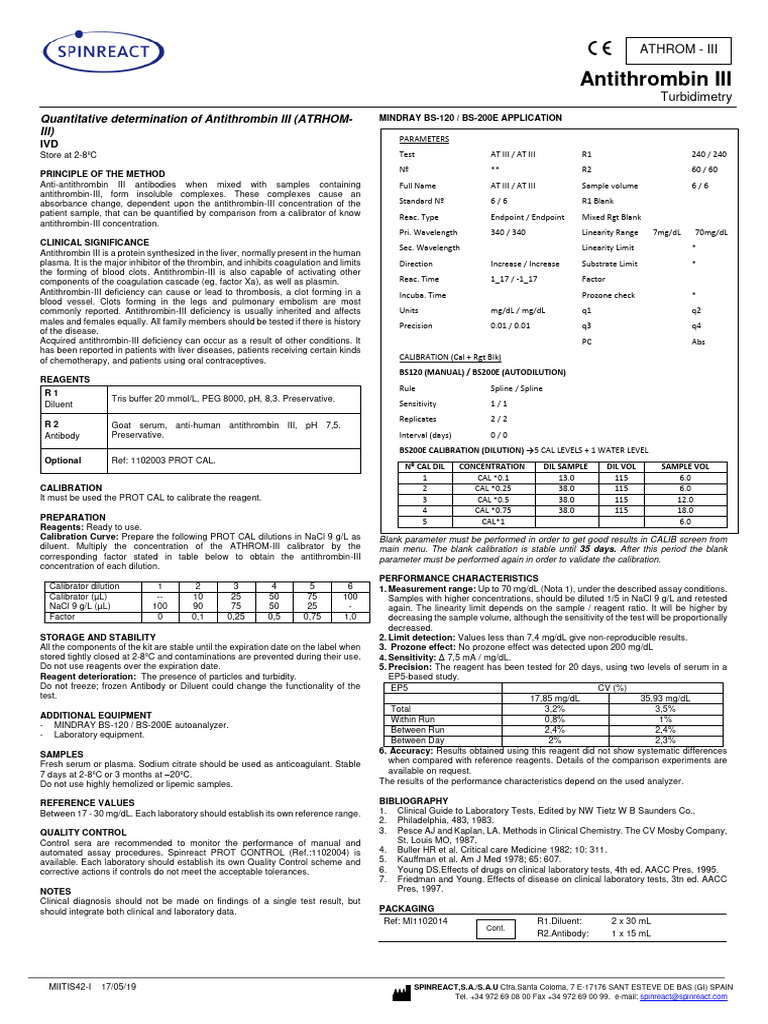 ATROMB | PDF | Blood