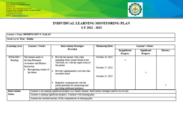 ILMP | PDF | Cognition | Written Communication