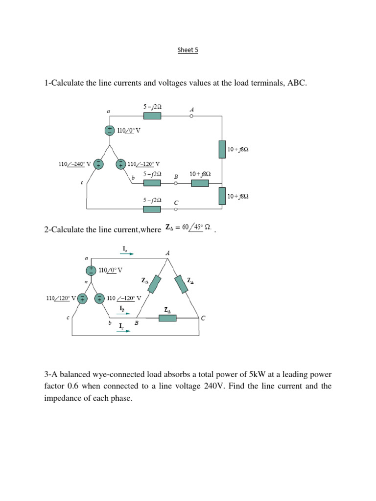 Sheet 5 | PDF | Science & Mathematics | Technology & Engineering