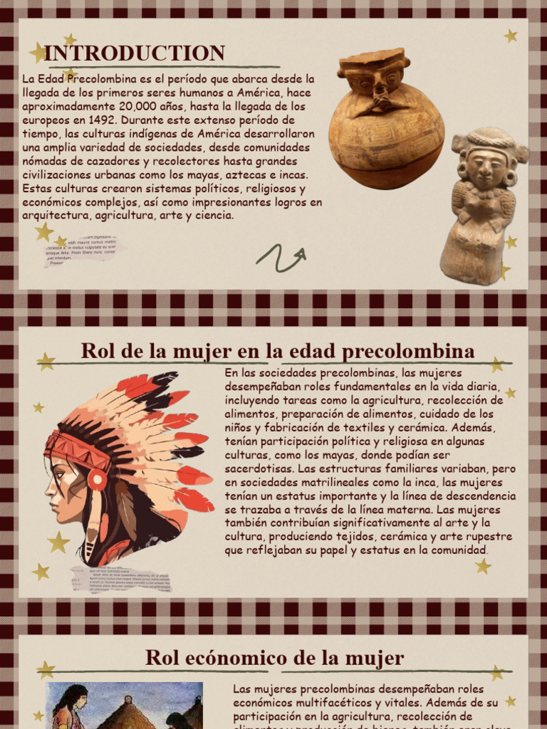 Rol de La Mujer en La Edad Precolombina | PDF | Era precolombina | Mujer