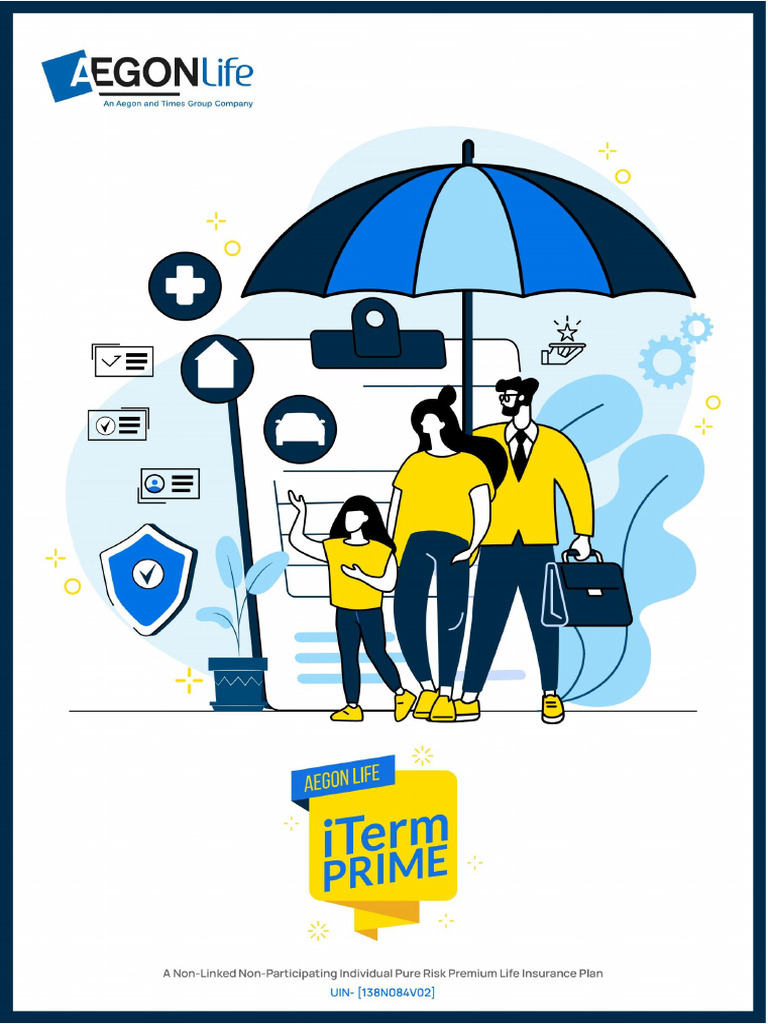 Aegon Lifei Term Prime Brochure | PDF | Insurance | Life Insurance