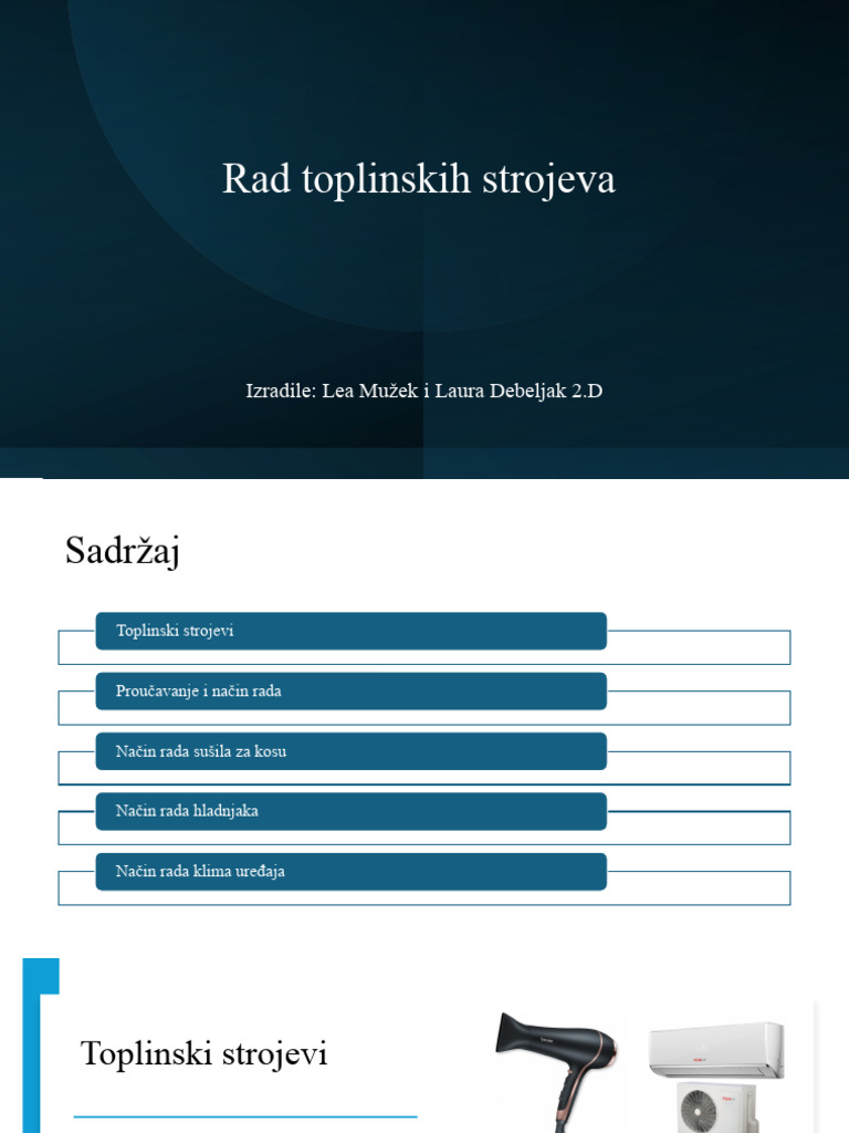 Toplinski Uređaji | PDF
