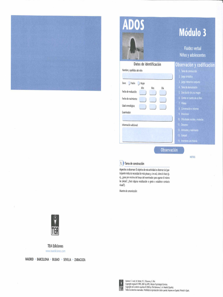 ADOS Modulo3 | PDF
