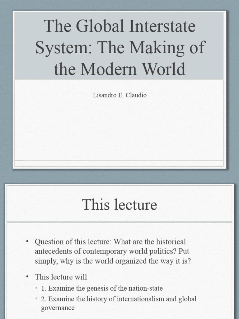 Origins of The Interstate System | PDF | Decolonization | Socialism