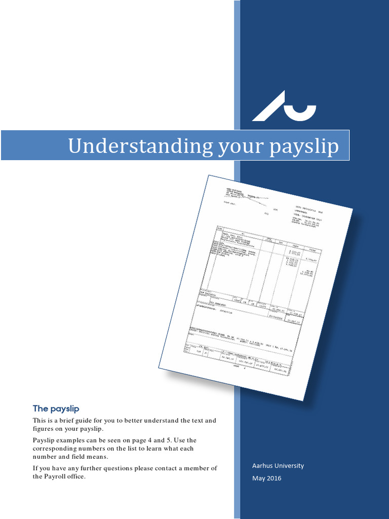 Understanding_your_payslip_version_2016 | PDF | Salary | Pension