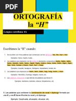 Reglas ortográficas de la H y V | PDF