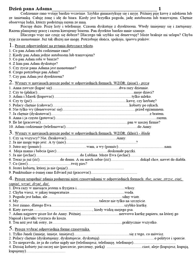 Dzień Pana Adama (1) ... | PDF
