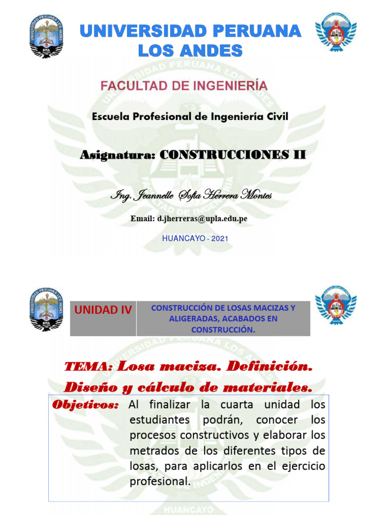 Losa Maciza Proceso Constructivo | PDF | Hormigón | Materiales de construcción