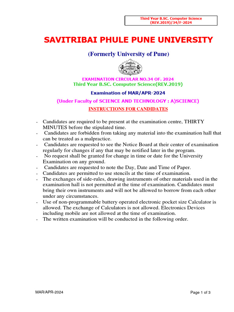 Third Year B.sc. Computer Science(REV.2019)2024 | PDF | Computer ... Third Year B.sc. Computer Science(REV.2019)2024 | PDF | Computer ...