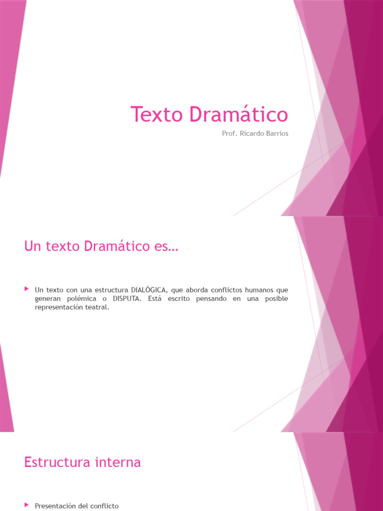 Texto Drama Tico | PDF | Clásicos | Ficción general
