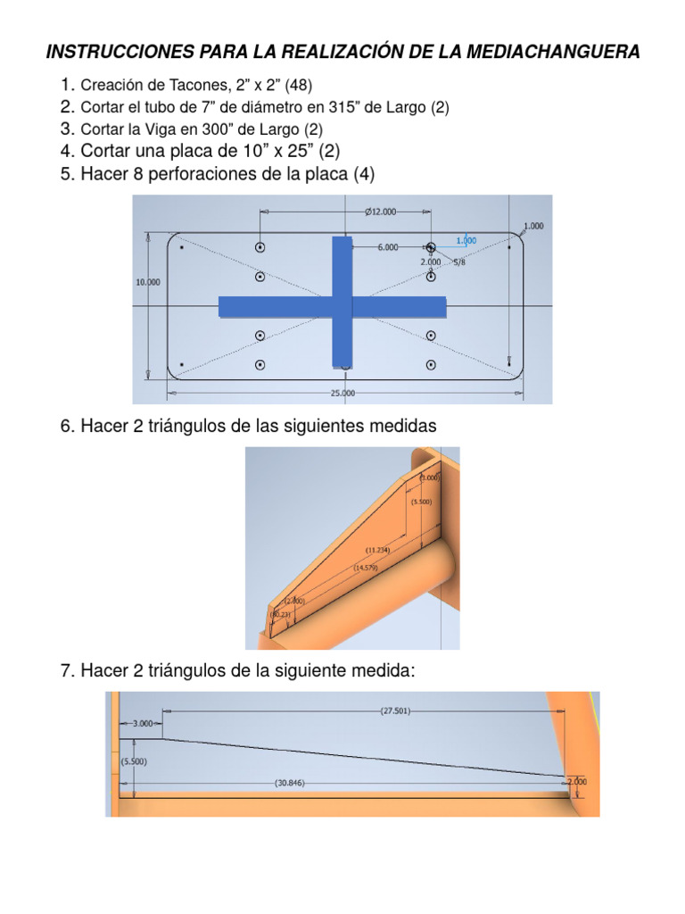 Instrucciones para Fabricar Media Changuera | PDF