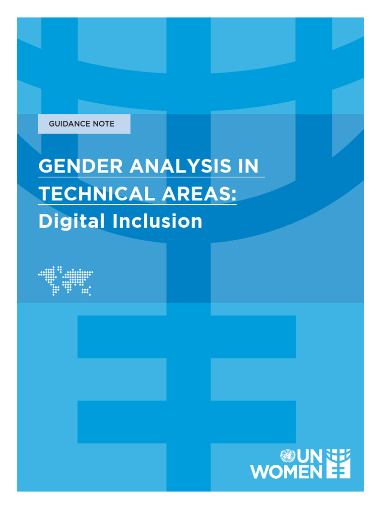 Gender Analysis Guidance - Digital - Inclusion | PDF | Information And ...