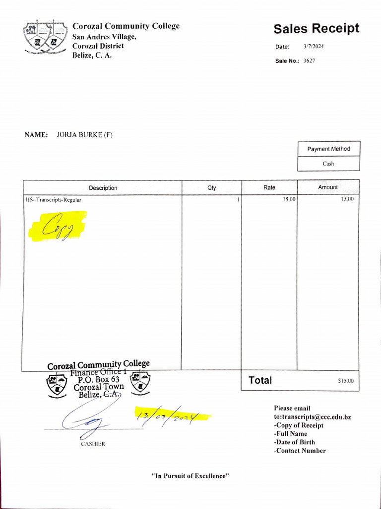 transcript receipt. pdf | PDF