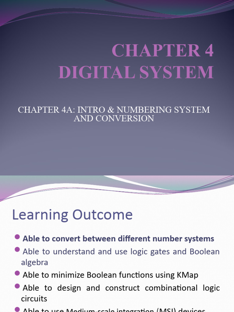 4a (Digital System) Number System | Download Free PDF | Computer ...