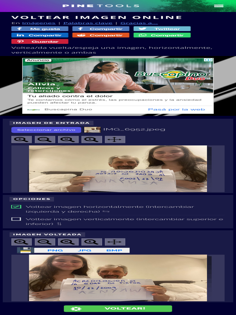 Voltear Imagen Online Fácilmente | PDF