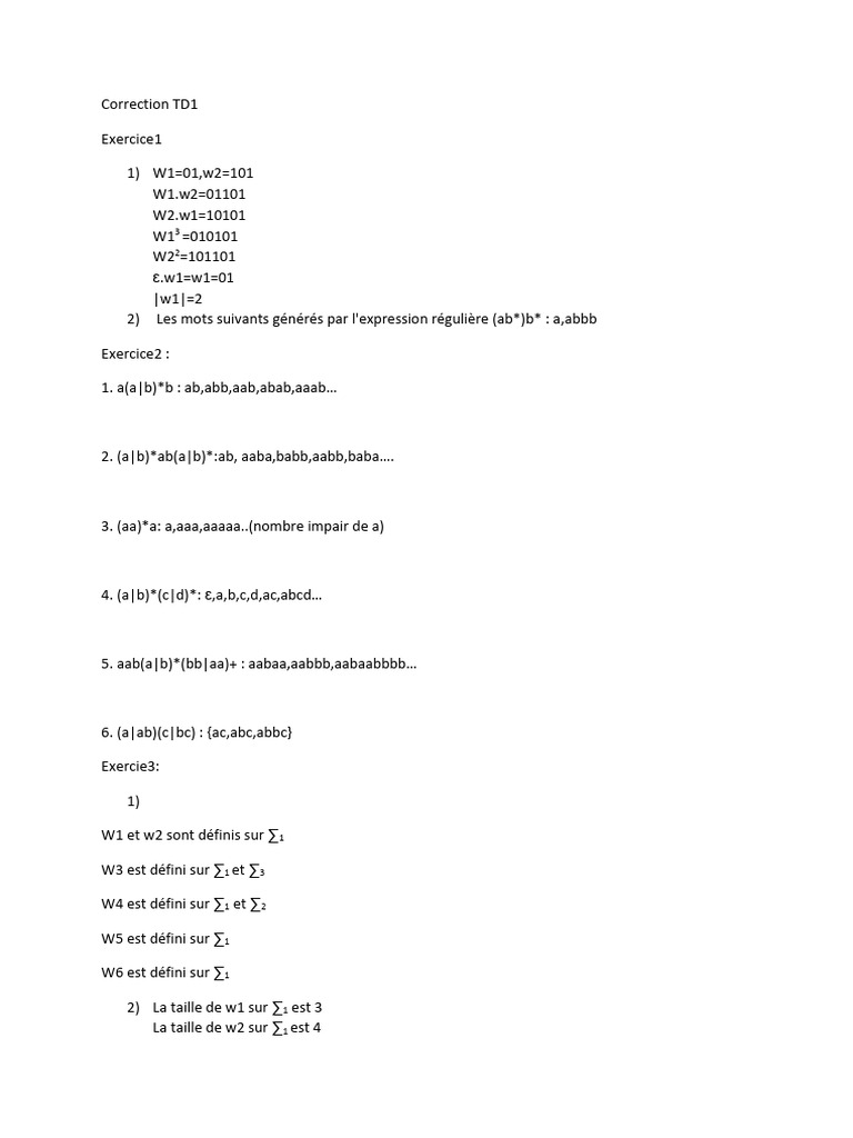 Correction TD1 1 | PDF | Échecs | Théorie (échecs)