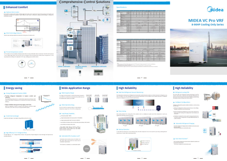 Catalogo VRF Frio Solo (VC Pro) 220V | PDF | Power Inverter | Electrical Engineering