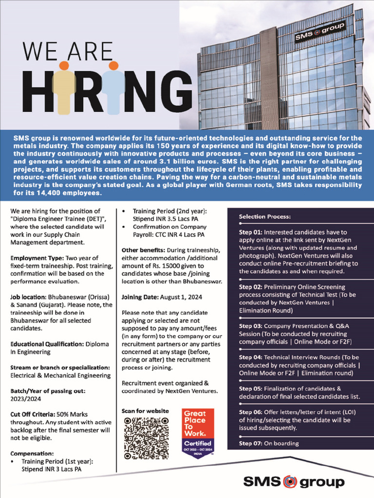 SMS India DET 2024 Batch | PDF