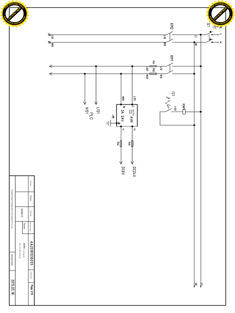 200m Labeling Machine Drawings 0180316-10.en | PDF | Electronic ...