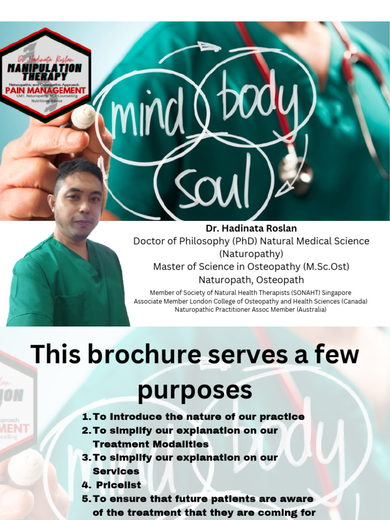 Treatment Modalities and Intro To The Clinic | PDF | Naturopathy ...