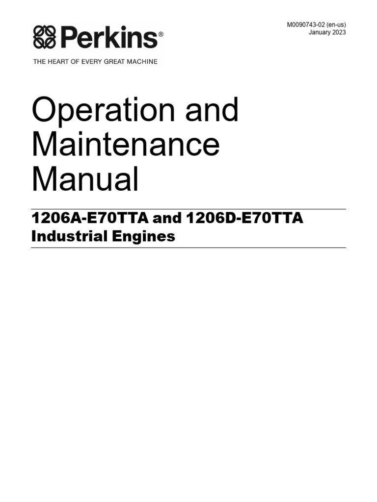 A.W. Perkins 1206A-E70TTA - ENG | Download Free PDF | Diesel Engine | Asbestos