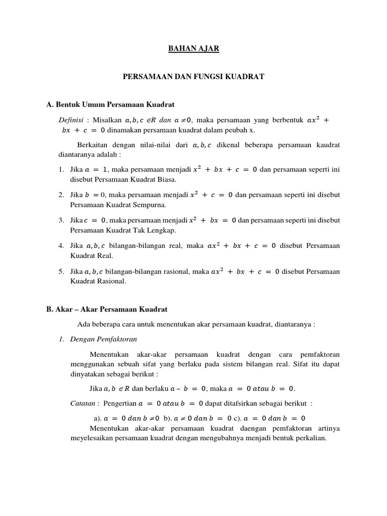 Bahan Ajar Subab 1 Kak Runi - Docx - 105915 | PDF