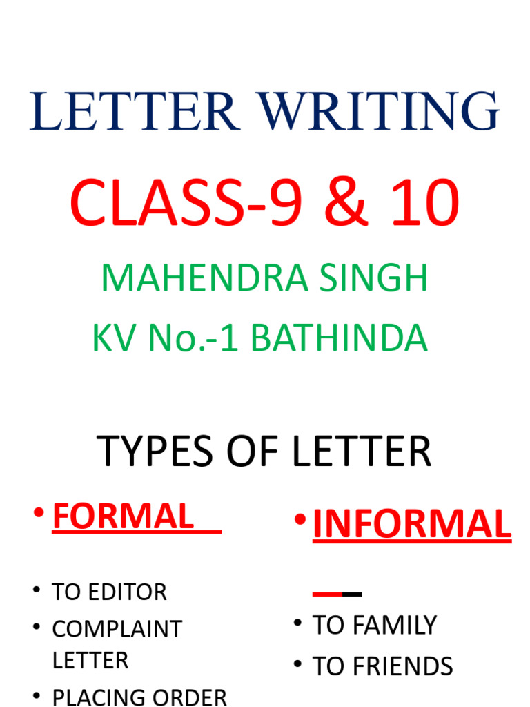 Letter Writing Ms | PDF | Career & Growth