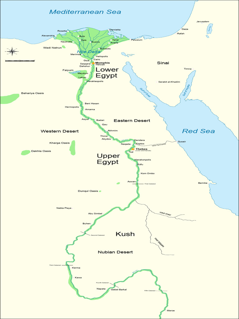 Ancient Egypt Map-En | PDF