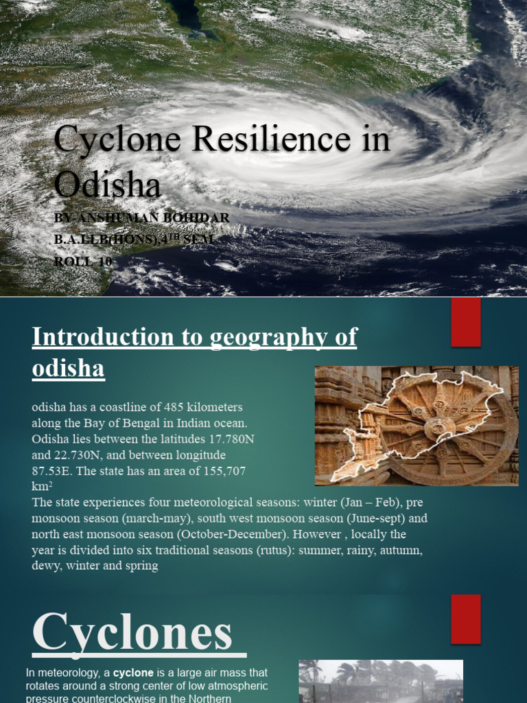 Cyclone Resilience in Odisha's Coastline | PDF | Tropical Cyclones ...