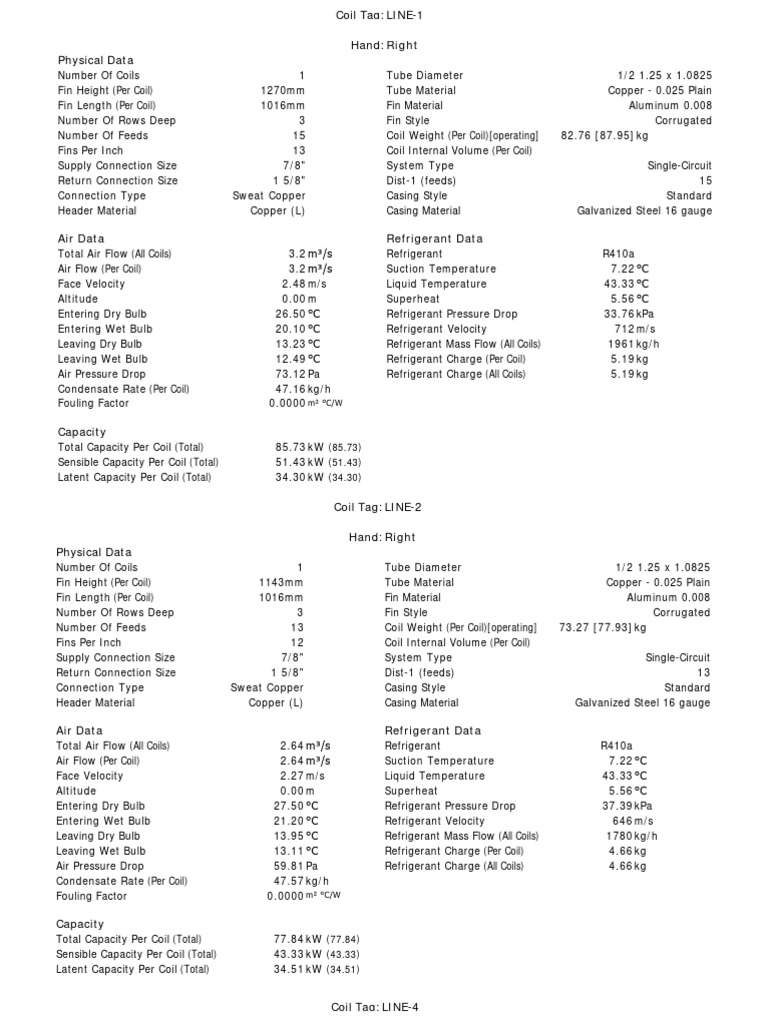 Dx-Coil-report | PDF | Pipe (Fluid Conveyance) | Pressure