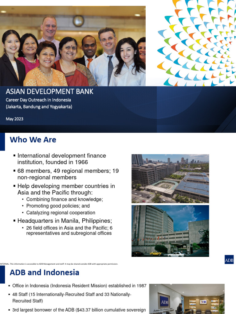 ADB Career Day Indonesia May 2023 | PDF | Asian Development Bank ...