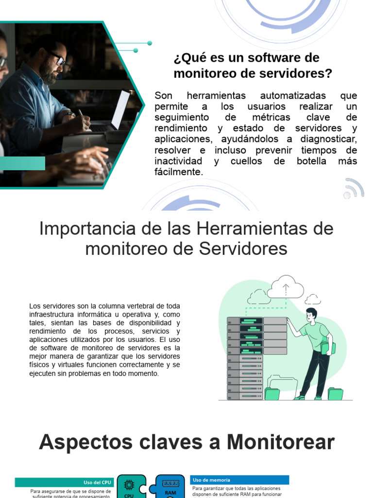 Herramientas de Monitoreo | PDF | Servidor (Computación) | Software de ...