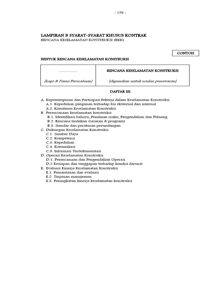 Dok Pemilihan Pemeliharaan Periodik Jalan Kedungjaya - Tuk-159-175 | PDF