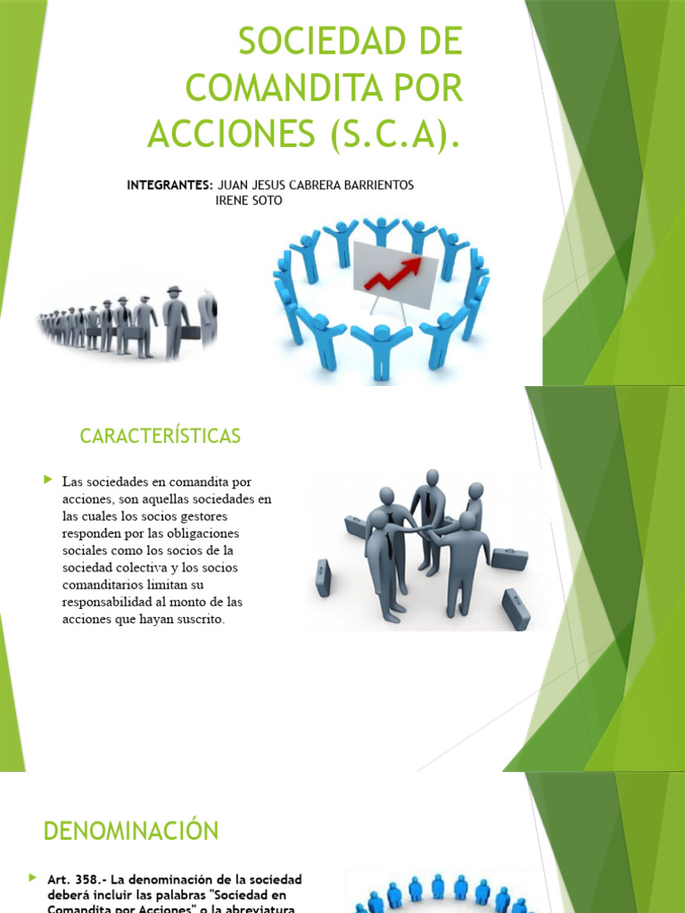 sociedad de comandita por acciones | PDF | Sociedad General | Gobierno