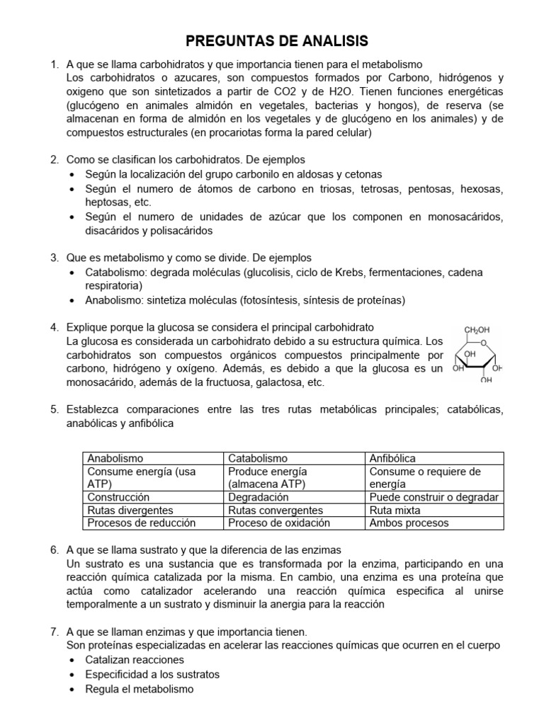 Clase Practica Bioquimica Pdf Carbohidratos Enzima